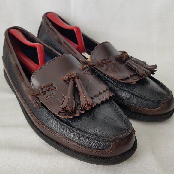 Chaps | Shoes | Chaps Mens Leather Kiltie Tassel Boat Shoes 95 | Poshmark